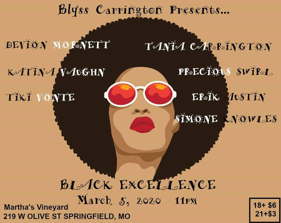 Blyss Carrington to host Black Excellence on March 5th to celebrate ...